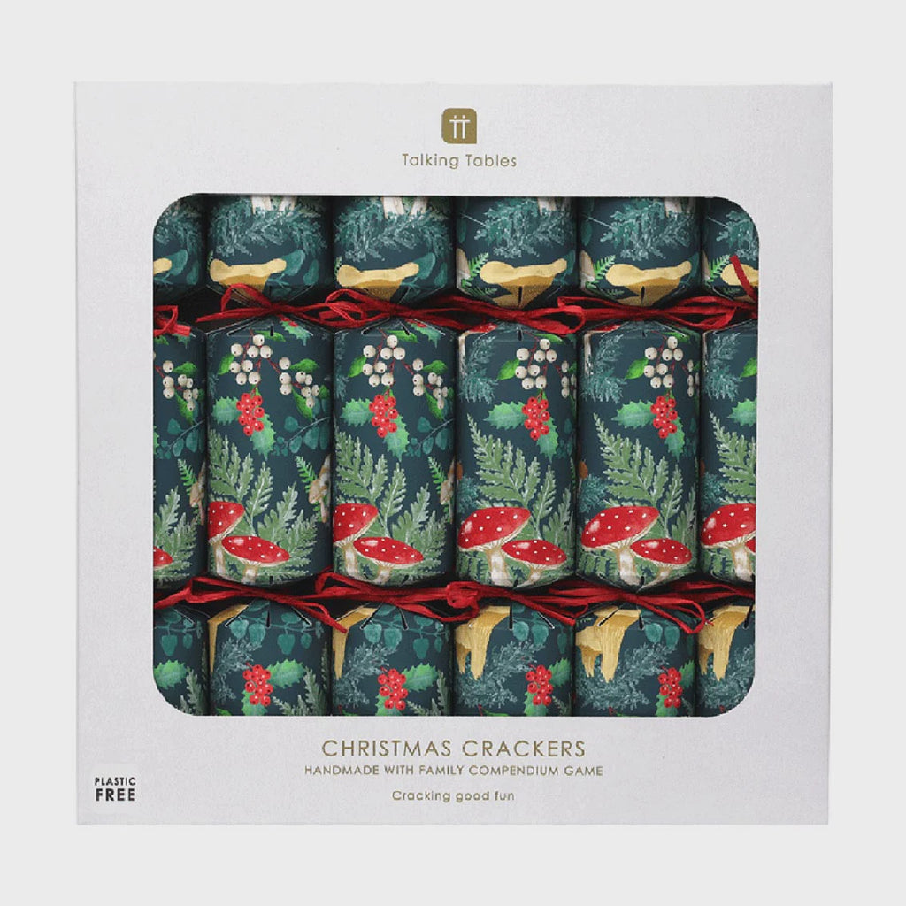 Midnight Forest Green Christmas Crackers - 6 Pack – Indian Summer London