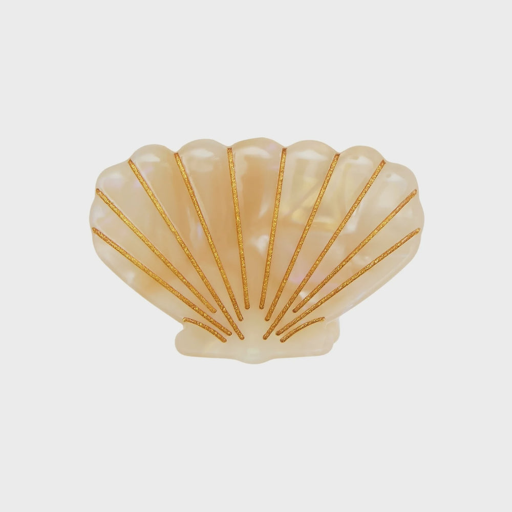 Shell claw clip – Indian Summer London