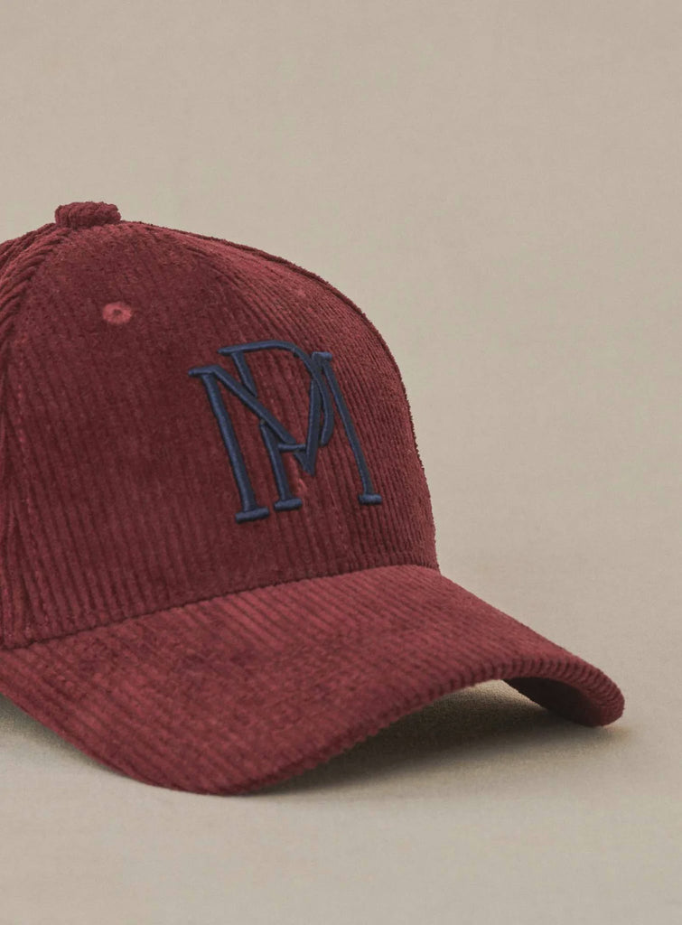 Anouk Velvet Cap- Burgundy – Indian Summer London