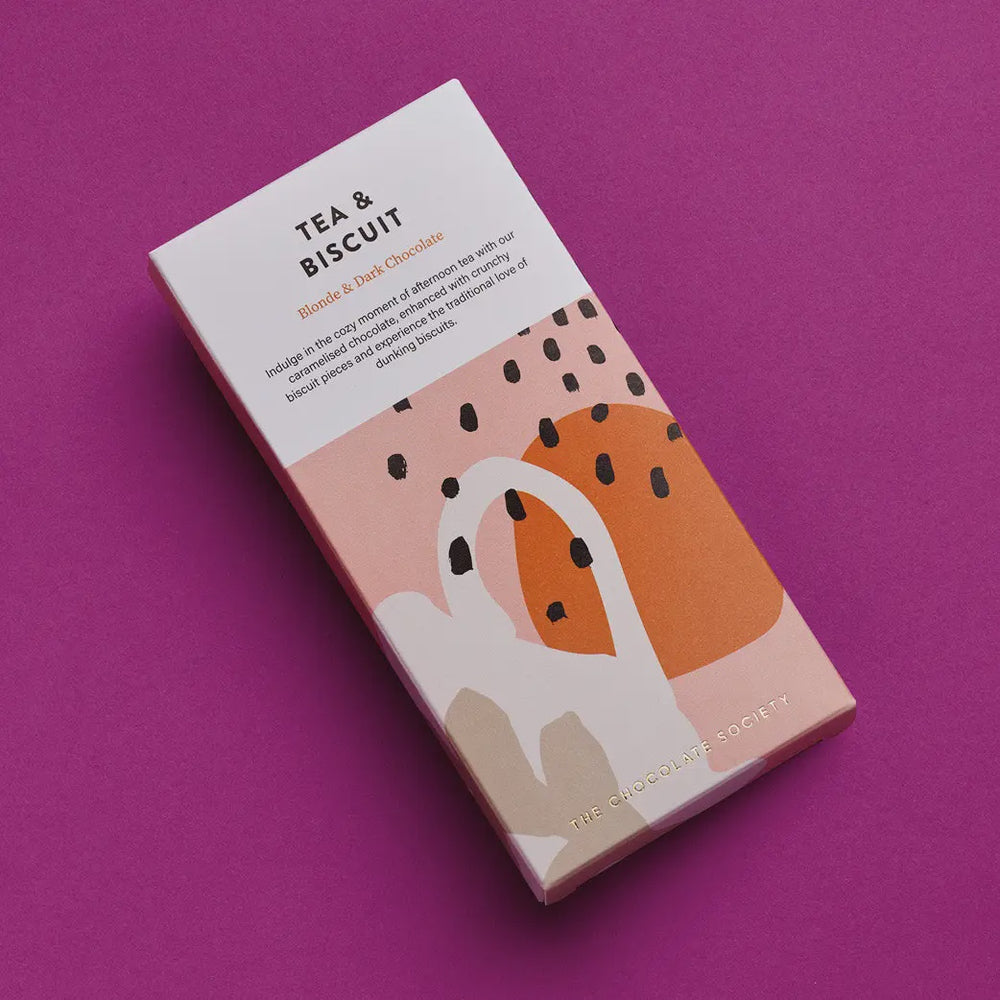 Tea & Biscuit Chocolate Bar – Indian Summer London