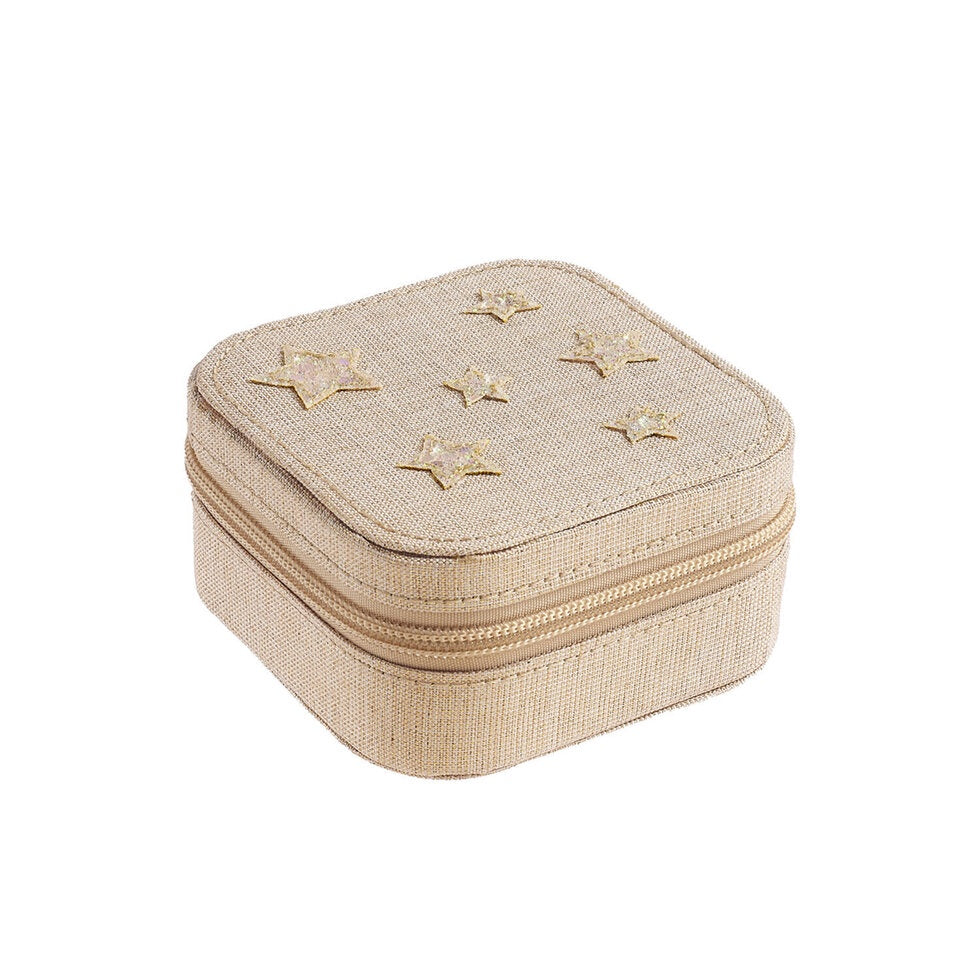 Shimmer Star Square Jewellery Box – Indian Summer London