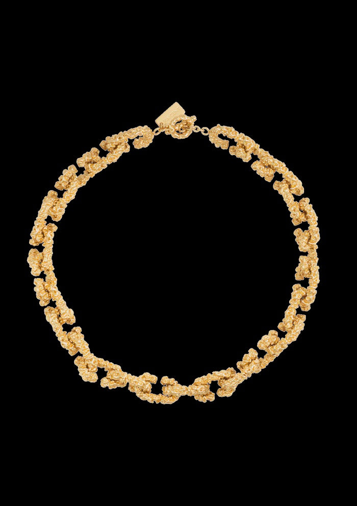 Chain of Riddle Necklace gilded – Indian Summer London