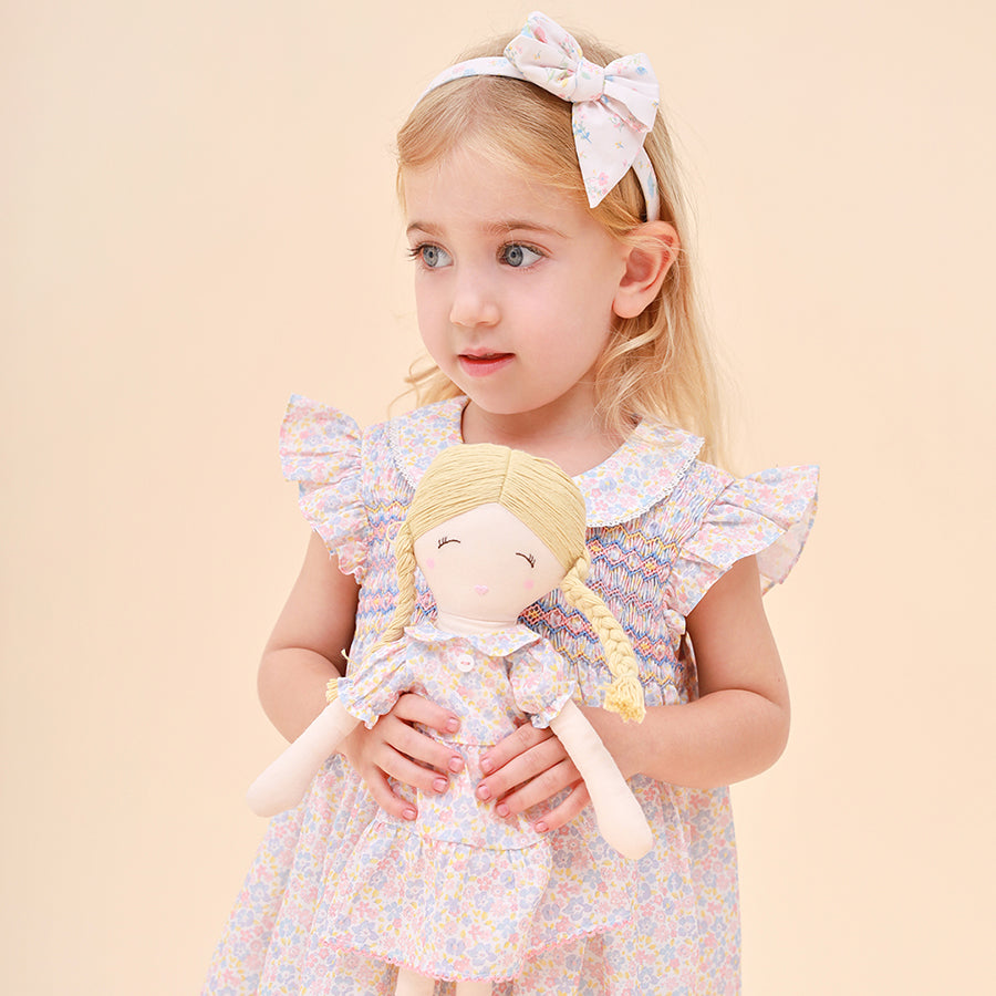 Jeanne Collar Hand Smocked Dress – Indian Summer London