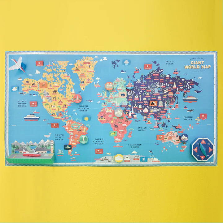Create Your Own Giant World Map – Indian Summer London