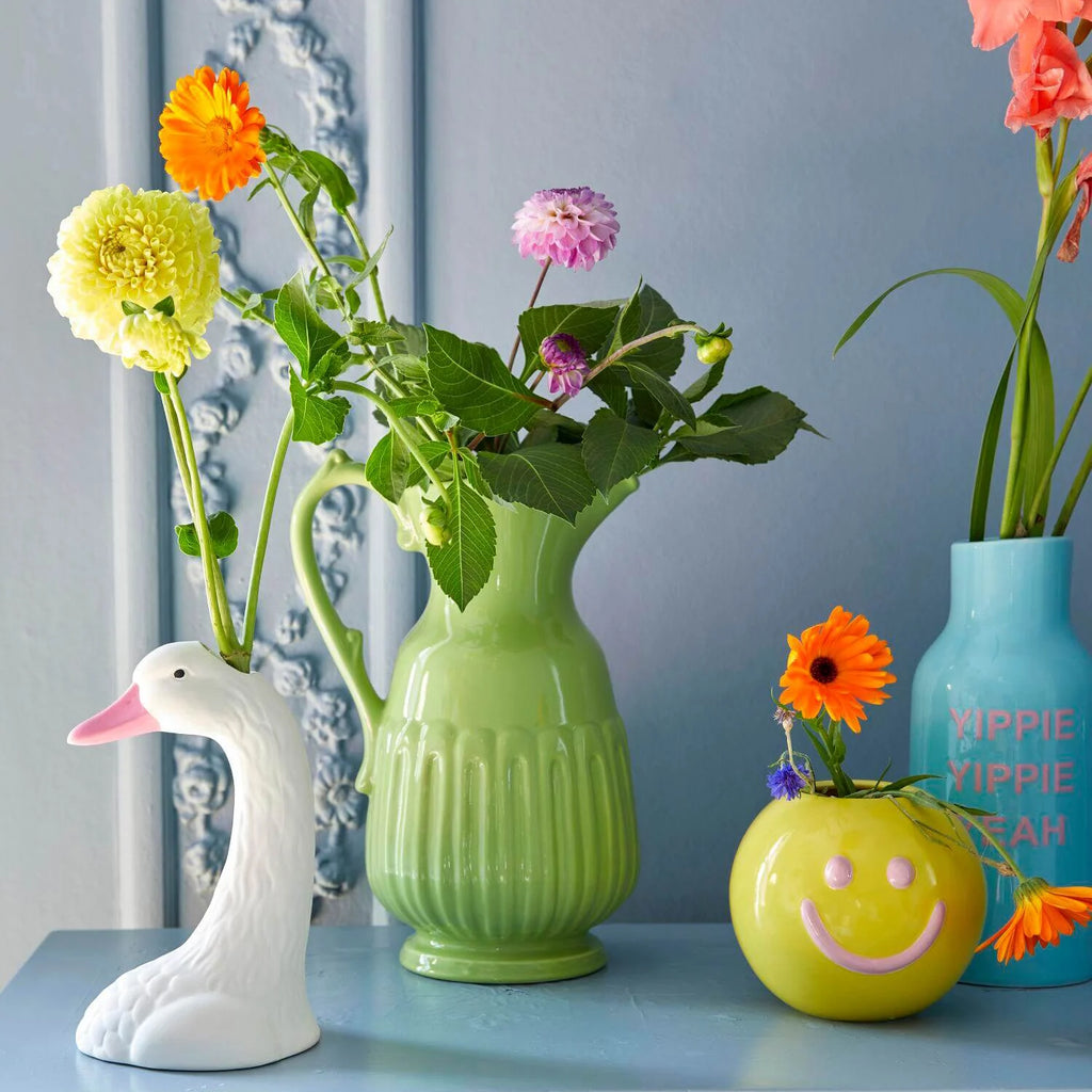 Ceramic Smiley Vase – Indian Summer London
