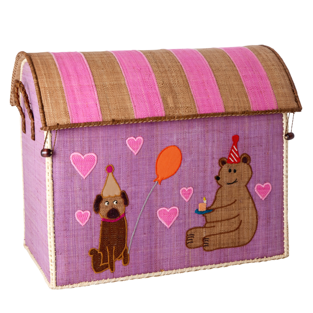 Pink Party Animal Toy Box- Large – Indian Summer London
