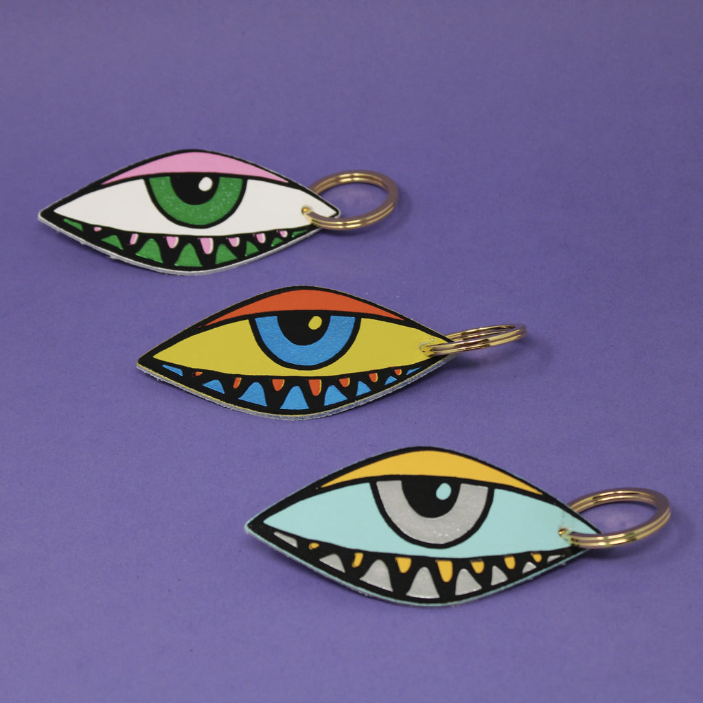 Eye Eye Key Fob – Indian Summer London