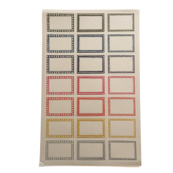 42 Medium Self-Adhesive Labels No. 1 – Indian Summer London